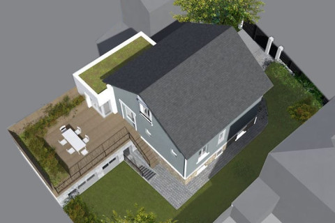 PALIER - Extension d'une maison, par ATELIER FLORENCE GAUDIN